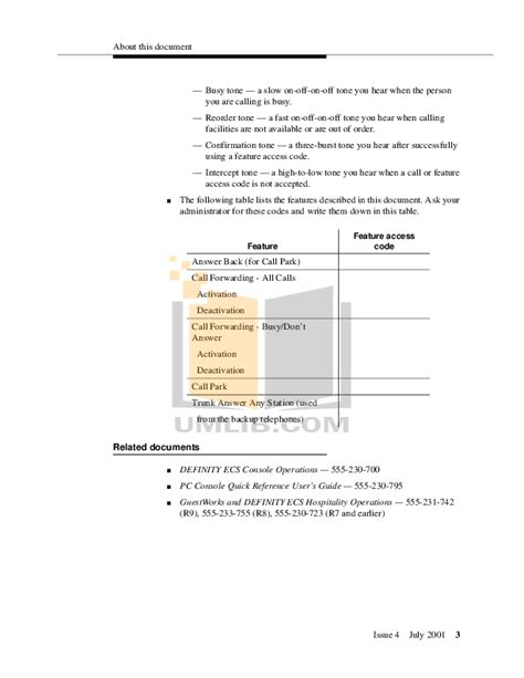 PDF Manual For Avaya Telephone Definity D PDF Manual For Avaya Telephone Definity D