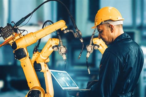 Premium Photo Xai Smart Industry Robot Arms For Digital Factory