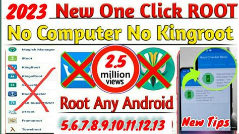 2023 New One Click Root Method | No PC NO TWRP No Kingroot | 100% ROOT ...