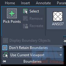 AutoCAD HATCH Command Patterns Fill Tools