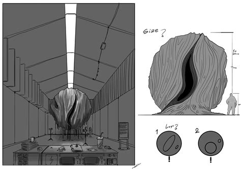 Scp 002 Concept Art Of The Scp Itself And Control Room Computers R Scp