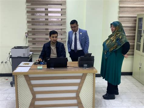 Visit of the Dean of the College of Computer Science to the Registration Division. - College of ...