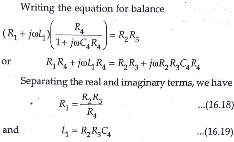 Measurement Of Self Inductance By Maxwells Bridge Electrical