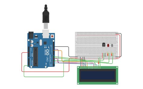 Circuit Design Sensor De Temperatura Com Display Brenda Rodrigues Tinkercad