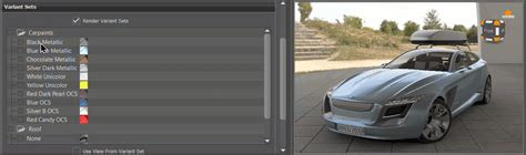 Variant Set Batch Rendering