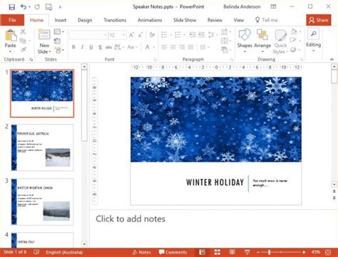 How To Add Speaker Notes In PowerPoint The Training Lady