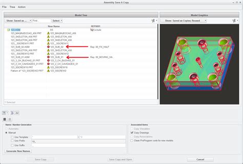 solved rename subassemblies with simp rep name ptc community