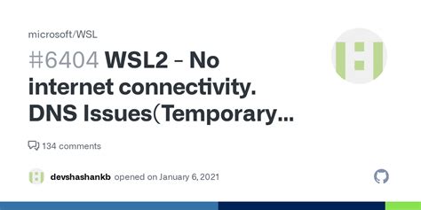 WSL No Internet Connectivity DNS Issues Temporary Failure In Name Resolution Issue