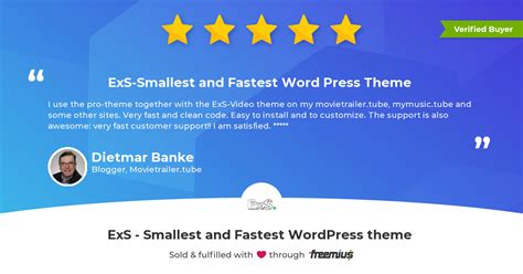Smallest And Fastest Wordpress Theme For 2024 Exs Freeandpro
