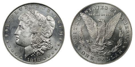 1878 Morgan Silver Dollar 7 Over 8 Clear Double Tail Feathers Coin