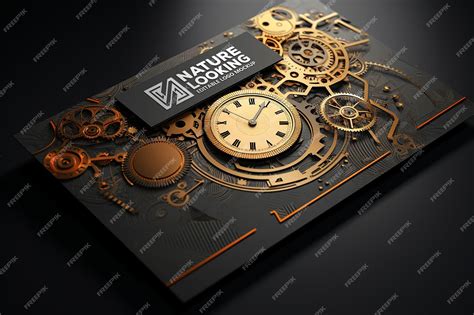 Tech Board Cover Mockup Luxury Card Logo Mockupsign Logo Mockupcard Mockup Premium Ai