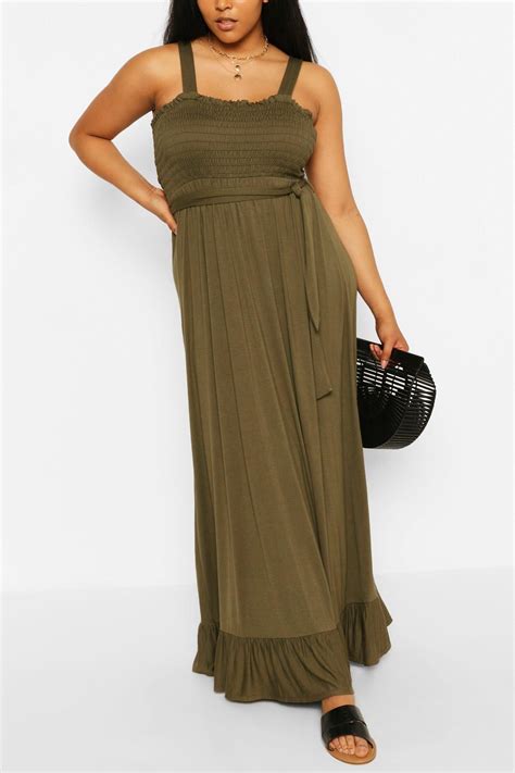 Plus Shirred Jersey Maxi Sundress Sponsored Paid Sponsored