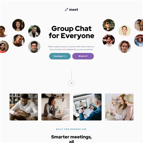 Github Swckd Meet Landing Page