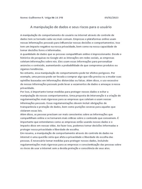 Manipulação De Dados Pdf