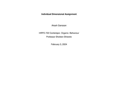 akash individual dimensions assignment merged individual dimensional