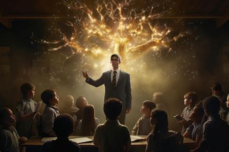 Premium Photo Lesson Luminary Illuminating Minds Classroom