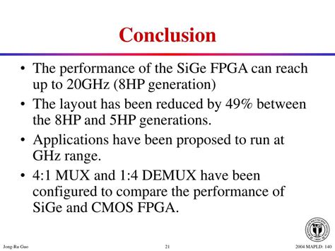 Ppt High Performance Field Programmable Gate Array For Gigahertz