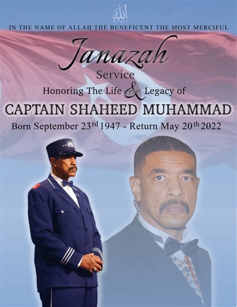 Reflections On The Life Of Captain Shaheed Muhammad Los Angeles Sentinel