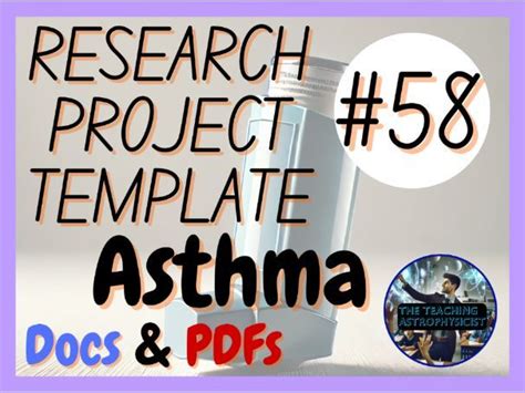 Asthma Science Research Project Article 58 Health Medicine