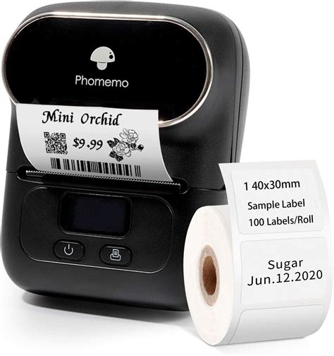 Phomemo M Label Maker Portable Bluetooth Thermal Mini Label Maker Machine Sticker Maker