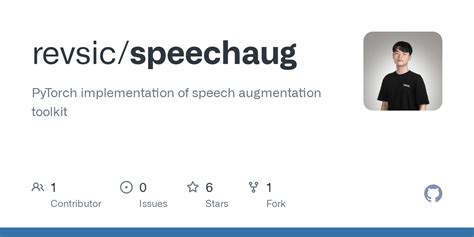 Github Revsicspeechaug Pytorch Implementation Of Speech