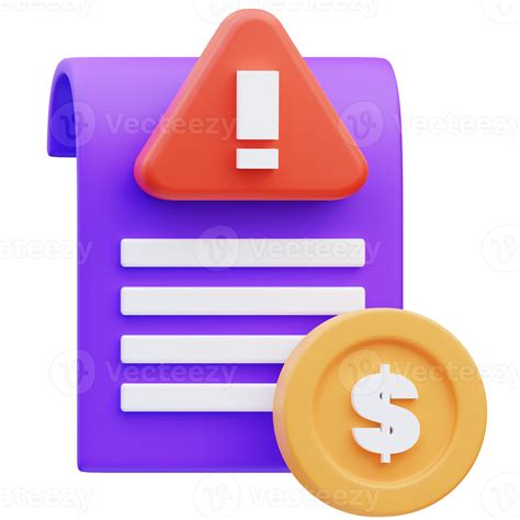 Financial Crisis Warning In Business 3d Rendering Illustration