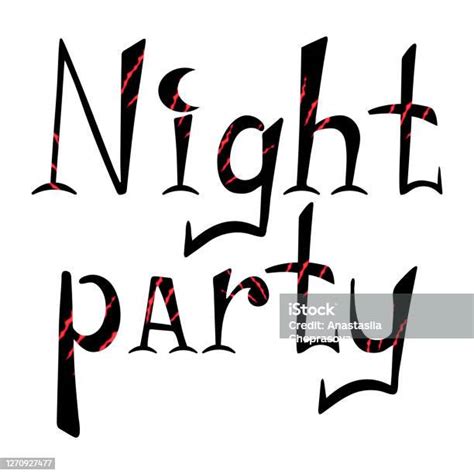 야간 파티 할로윈 문구 크리스탈 볼과 크리스탈이 있는 손으로 그린 따옴표로 프린트 디자인 10월에 대한 스톡 벡터 아트 및 기타