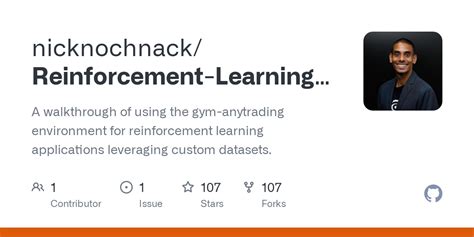 Github Nicknochnack Reinforcement Learning For Trading A Walkthrough Of Using The Gym