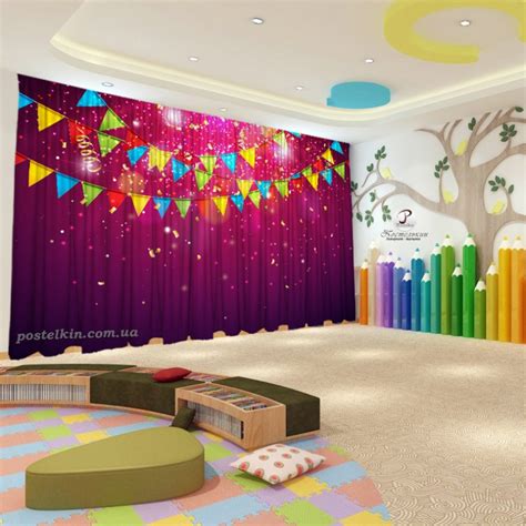 Штори для дитячого садка Випуск