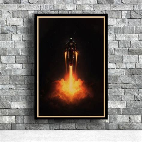 Iron Man Wall Art Home Decor Poster Canvas Kaiteez