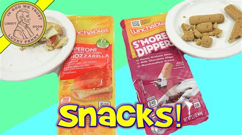 Lunchables Snack Combinations Dessert Dippers Smores And Lunch Pepperoni