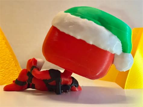 Marvels Christmas Deadpool Christmas Deadpool Free 3d Print Model