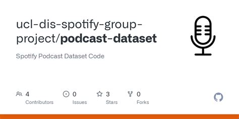 Github Ucl Dis Spotify Group Project Podcast Dataset Spotify Podcast Dataset Code
