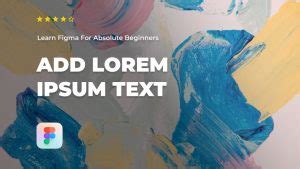 How To Add Lorem Ipsum Text In Figma Captain Design