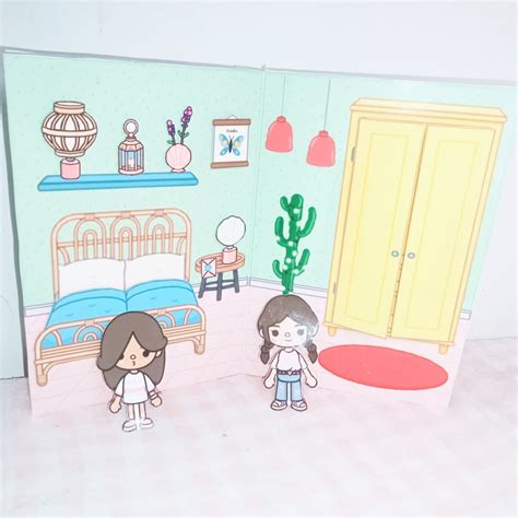 Printable Toca Boca House Toca Boca Paper Craft Paper Doll Etsy
