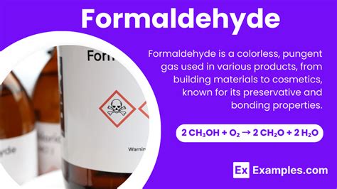 Formaldehyde CH₂O Definition Structure Preparation Properties Uses Side Effects