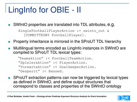 Ppt Ontology Driven Predicate Argument Structure Analysis For Event