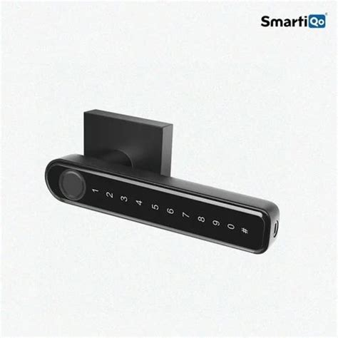 Smartiqo Fingerprint Lever Passcode Handle Door Lock 50 Chrome At