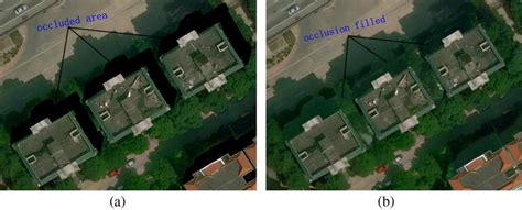 Occlusion Compensation Result A Detected Area In The Master Image Download Scientific