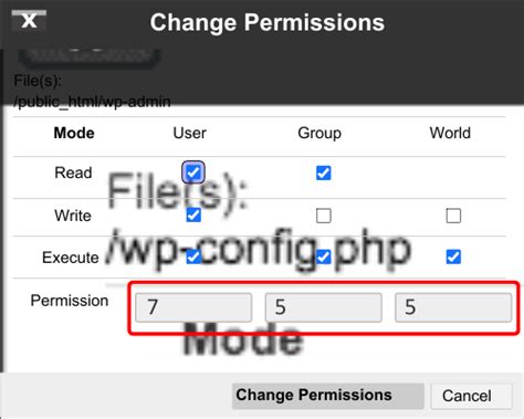 quick guide to setup wordpress file and folder permissions