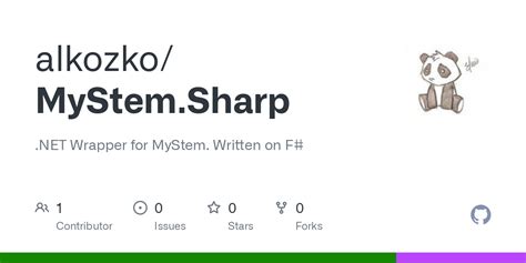 Github Alkozkomystemsharp Net Wrapper For Mystem Written On F