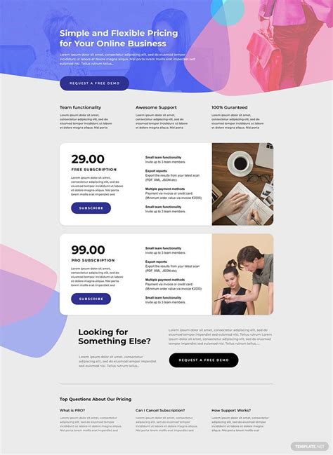 Saas Pricing Page Design Template In Html5 Psd Download