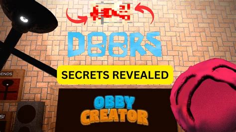 Roblox Doors In Obby Creator Secrets Lore Revealed Youtube