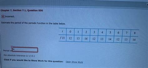 solved chapter 7 section 7 1 question 006 x incorrect