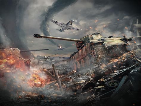 War Thunder Game Tanks Battle 2k Wallpaper Download