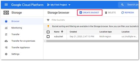 Google Cloud Storage Xtract Universal HelpCenter