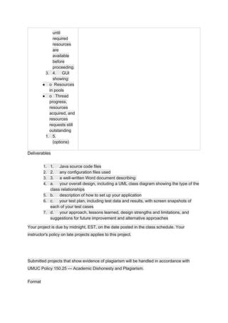 CMSC 335 FINAL PROJECT PDF