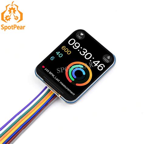 jual 1 69inch lcd display module spi 240×280 resolution ips 262k colors for arduino stm32