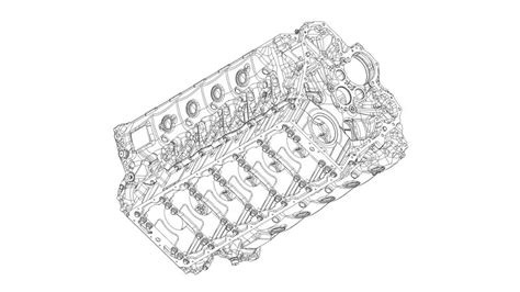 Man D3872 Workboat Engine