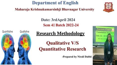 Qualitative And Quantitative Research Pptx